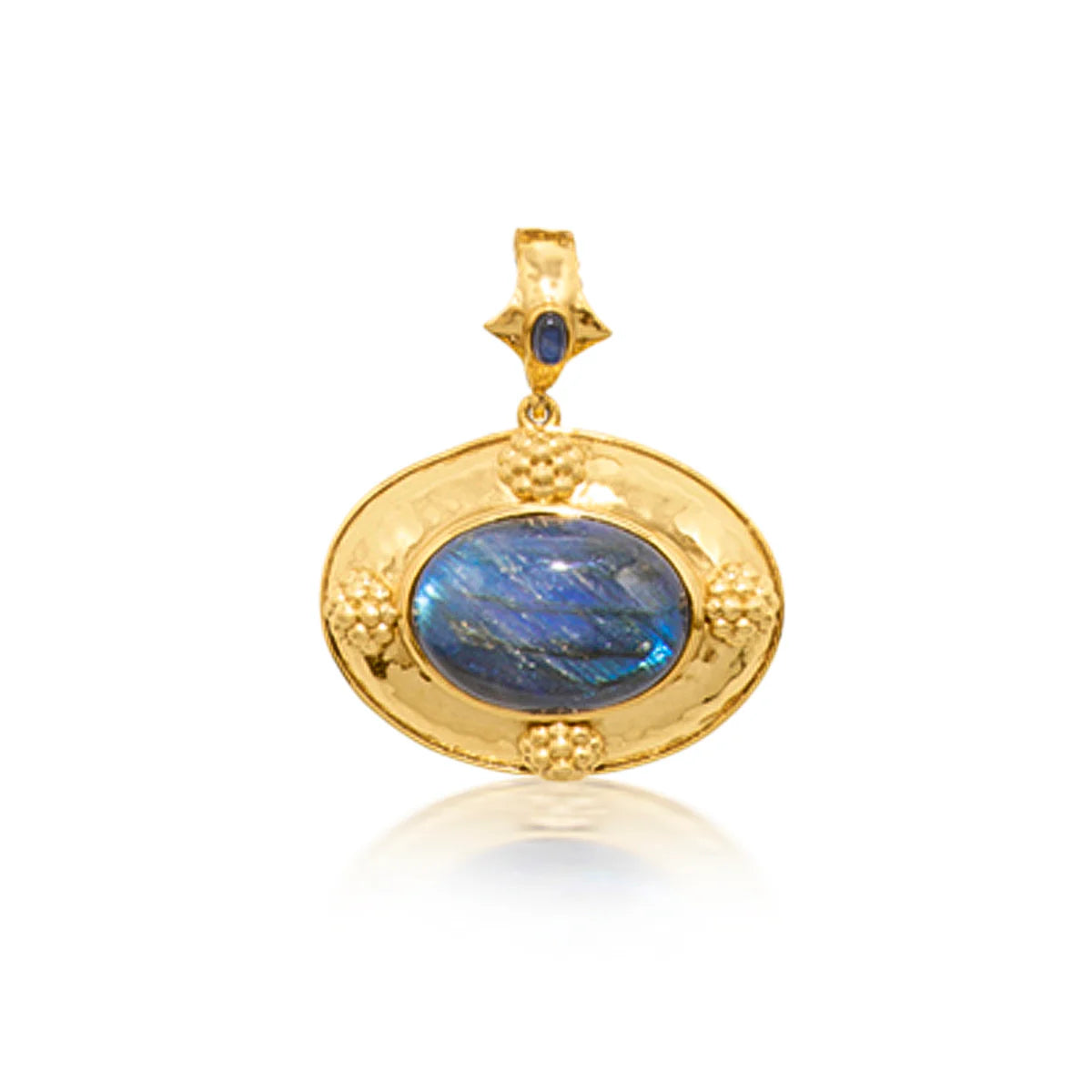 PENDANT-CLEOPATRA-BLUE LABRADORITE – AccessoryZoneLC